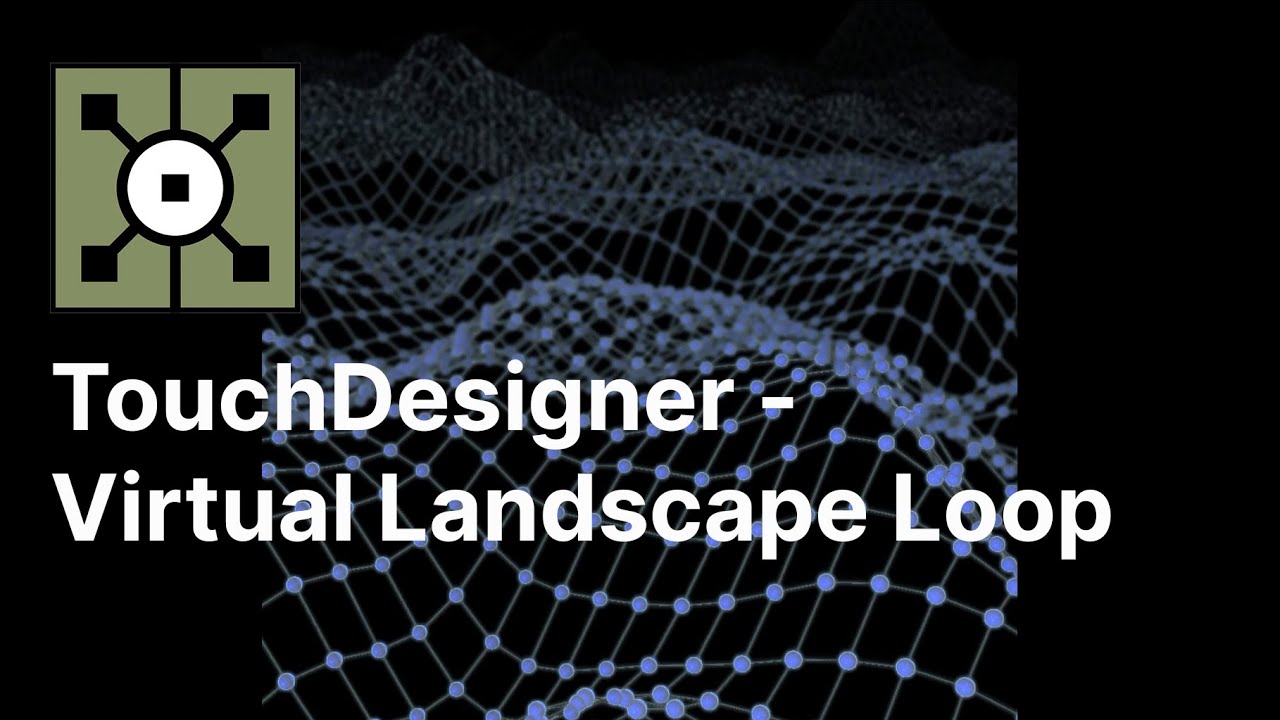 Animating a virtual landscape - TouchDesigner tutorial 2