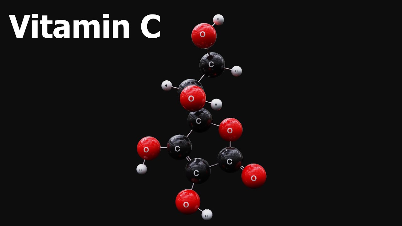 Vitamin C (Ascorbic Acid) - 3D Molecule View