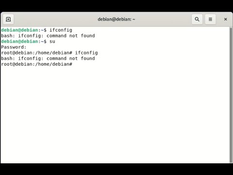 how to Fix linux debian bullseye " ifconfig bash: ifconfig command not found "