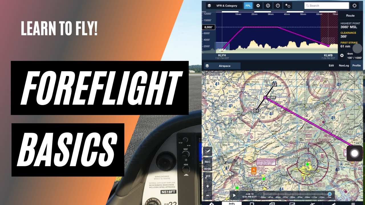 Aviation: Vans RV Aircraft - How to Use ForeFlight - Simple Flight with ...