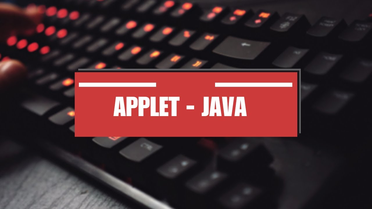 Applet - java