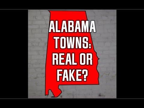 Alabama Town Names: Real or Fake?