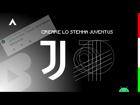 JUVENTUS FC LOGO [#Shorts] | da ZERO | PRO | Creare lo Stemma del Juve | Solo con Smartphone Android