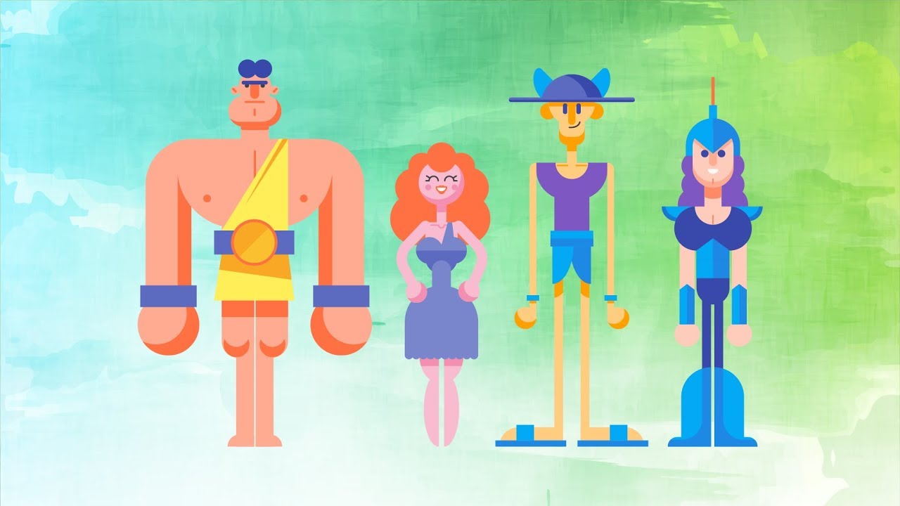 Character Design: Create Characters with Simple Shapes (beginner) | Freepik course trailer_ENG