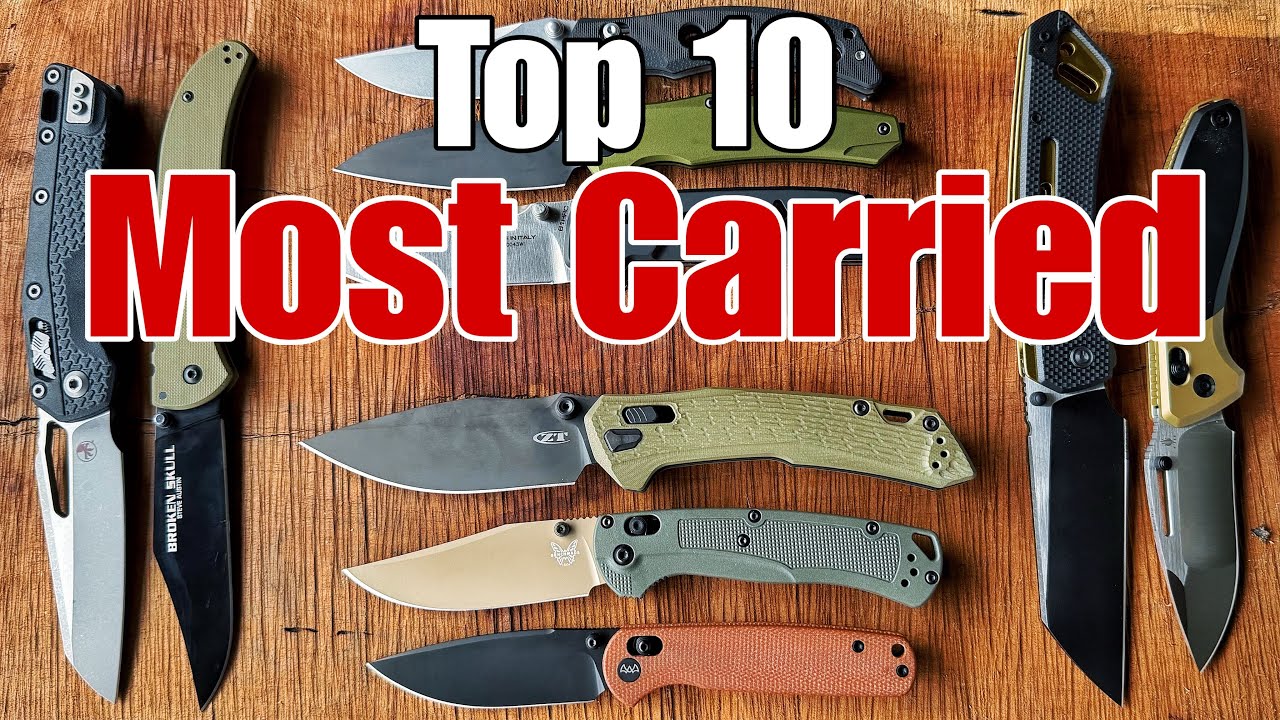 My Top 10 Most Carried EDC Folding Knives - Feb 2026