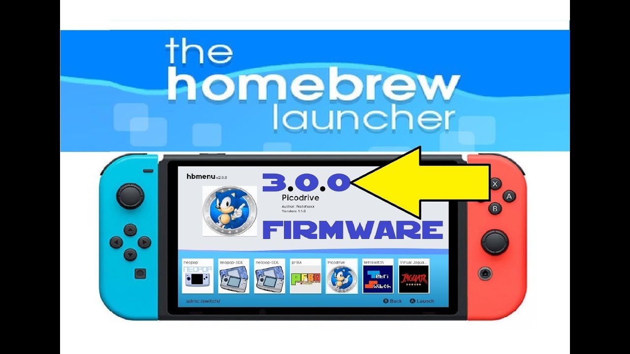 How to install HomeBrew Menu 2.0 on Switch 3.0.0 firmware