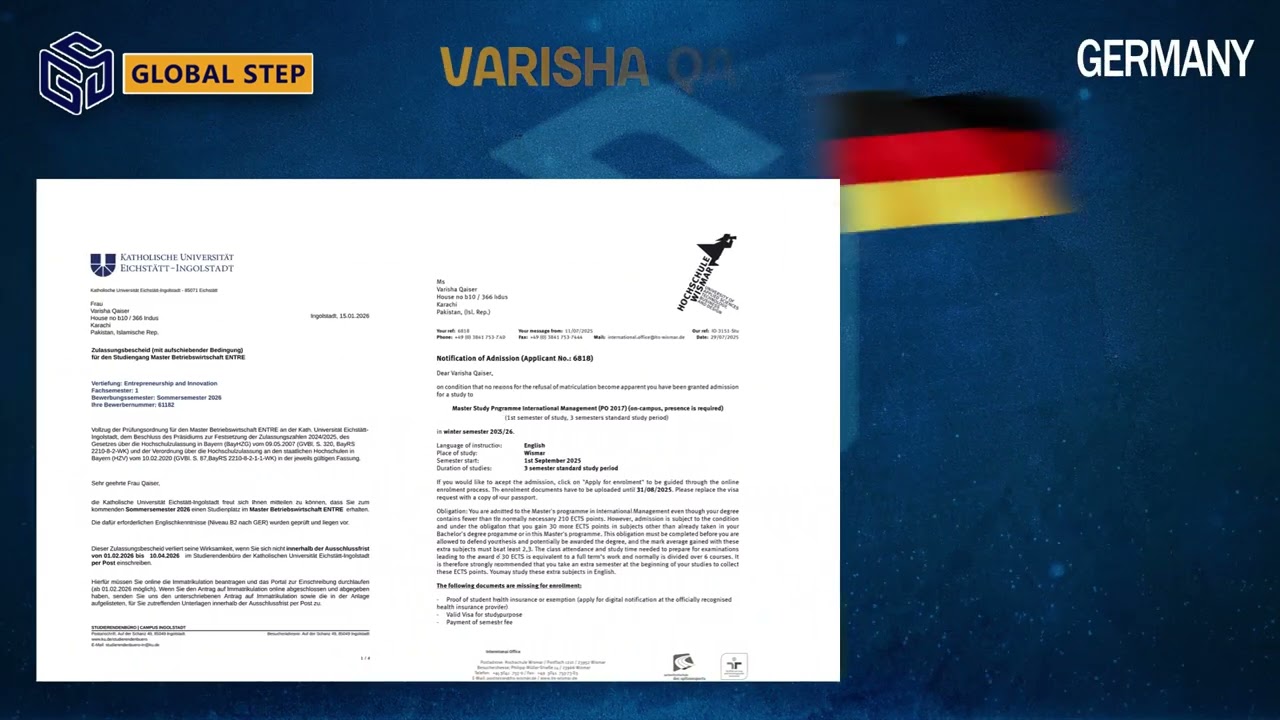 Global Step Top Highlights of 2026 Germany Tuition Free intake