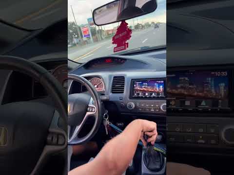 400hp Turbo K20 8th Gen Civic doing some street pulls!