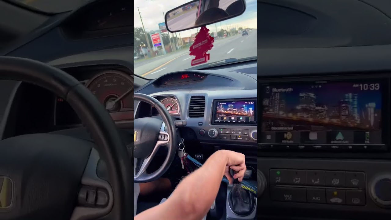 400hp Turbo K20 8th Gen Civic doing some street pulls!