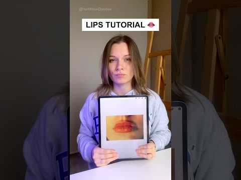 How to Draw Lips Tutorial! 👄✨ Easy Step-by-Step #art #drawing #markers