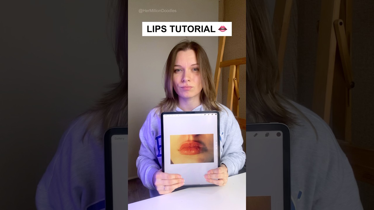 How to Draw Lips Tutorial! 👄✨ Easy Step-by-Step #art #drawing #markers