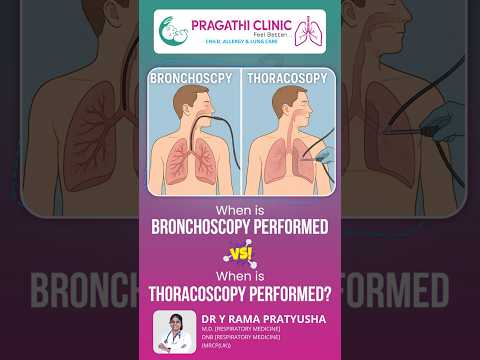 Bronchoscopy vs Thoracoscopy: When Are They Done? | Dr. Y. Rama Pratyusha | Pragathi Clinic