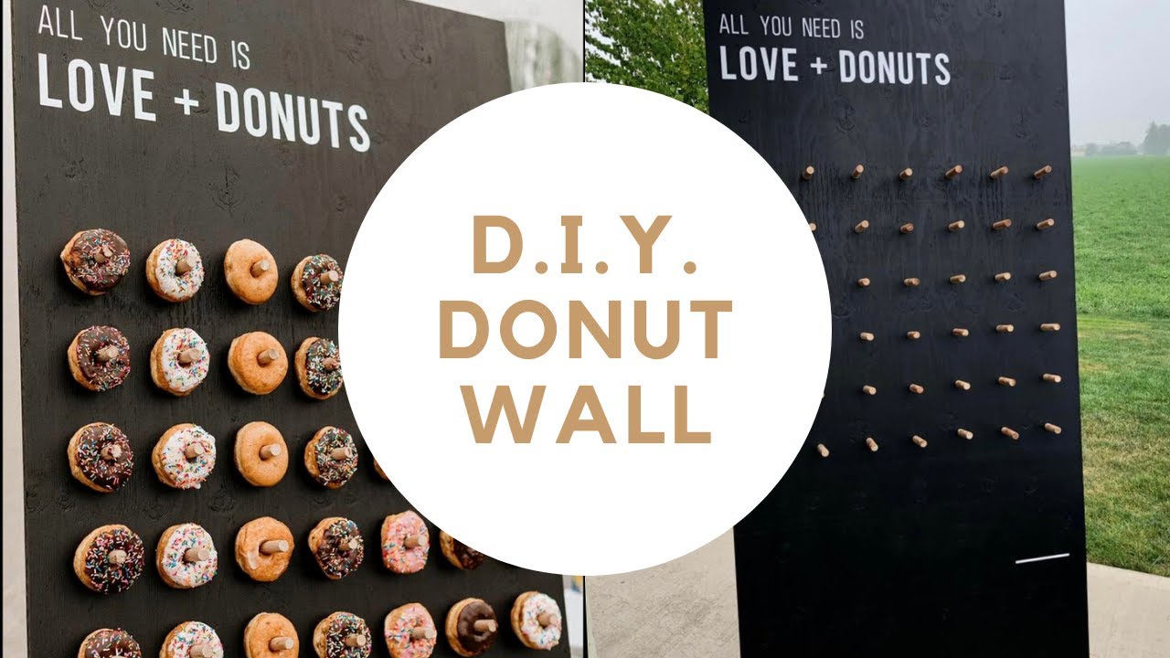DIY Donut Wall on a Budget! | Wedding Decor