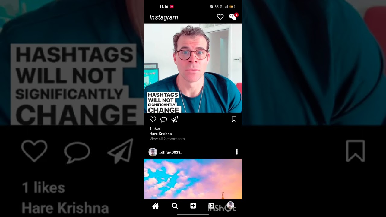 Instagram Clone - React Native, Tailwind Css, Firebase, TypeScript and Cloudinary
