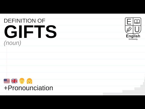 GIFTS meaning, definition & pronunciation | What is GIFTS? | How to say GIFTS