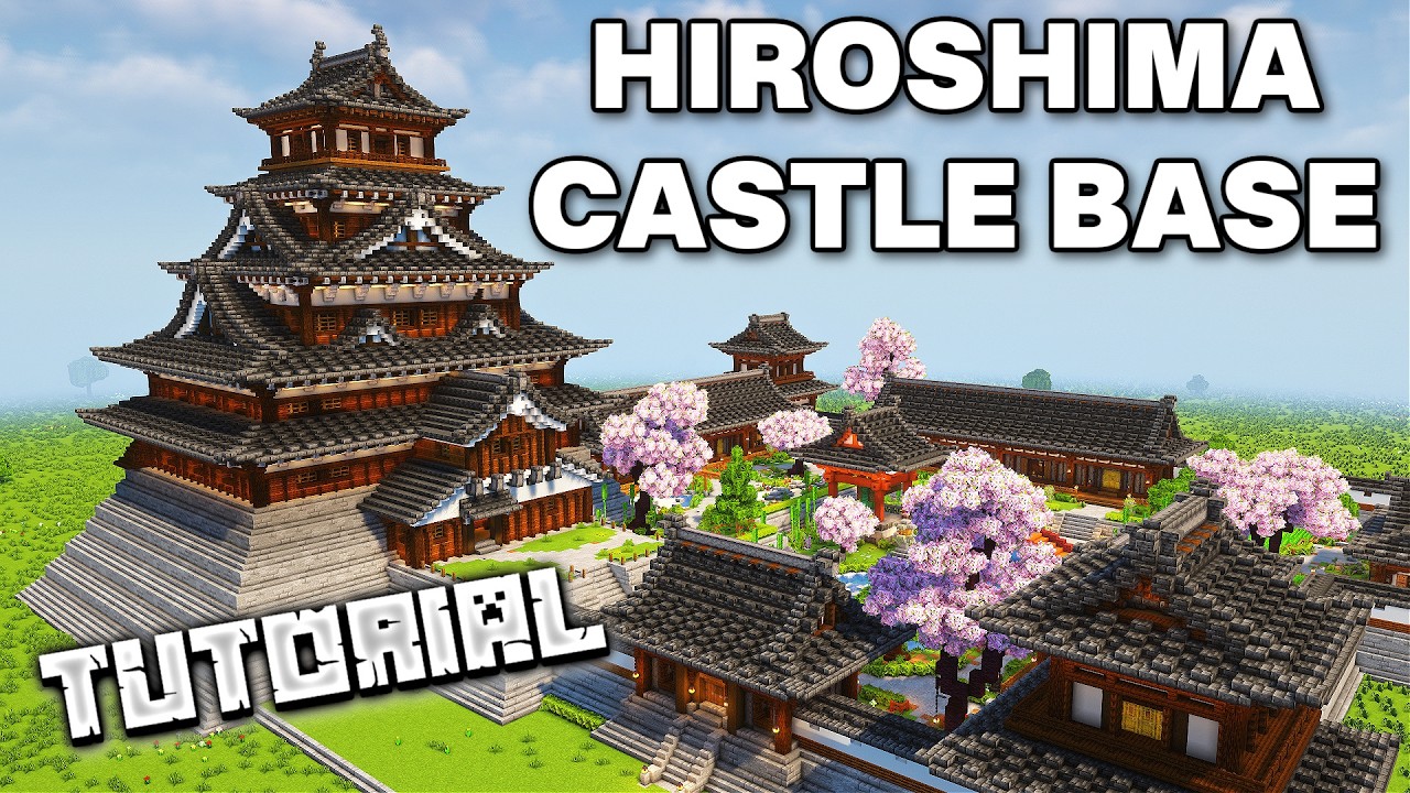 Hiroshima Castle Base | Minecraft Tutorial Part 1 - マイクラビルダーズ