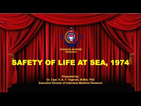 SOLAS CONVENTION (SOLAS CHAPTER & COMPULSORY CODES) - CAPT. H. A. Y. YOGERASI, M.MAR - IMR