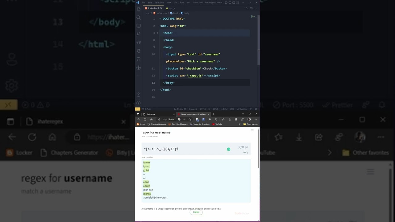 If you truly hate RegEx, try this. #shorts