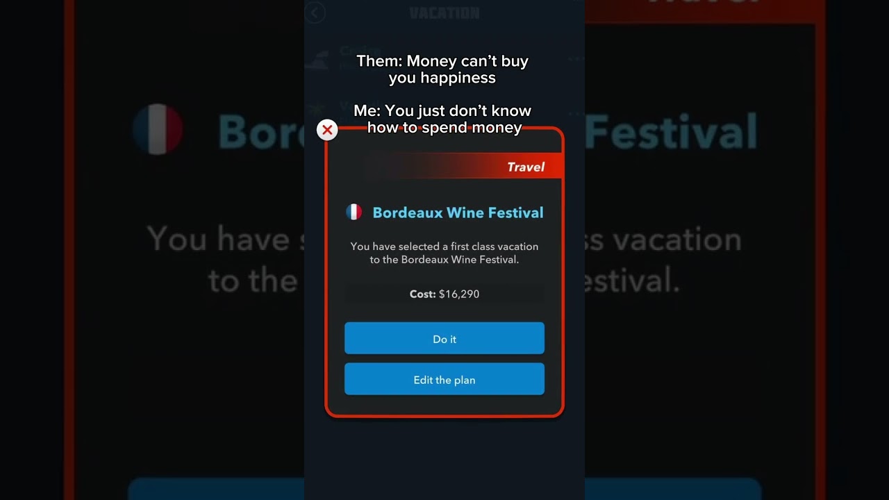*Cries in rich* 💰😭💰 #BitLife #fyp #mobilegane