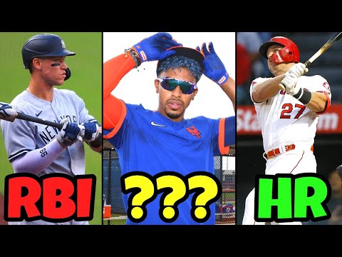 Predicting Every MLB STAT LEADER For Next Season (2021)