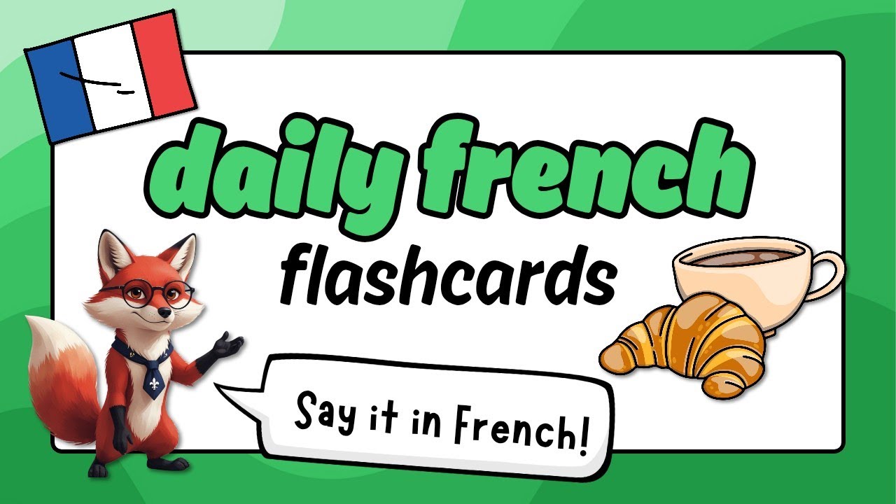 20 Essential French Phrases for Everyday Situations |Learn French with Flashcards