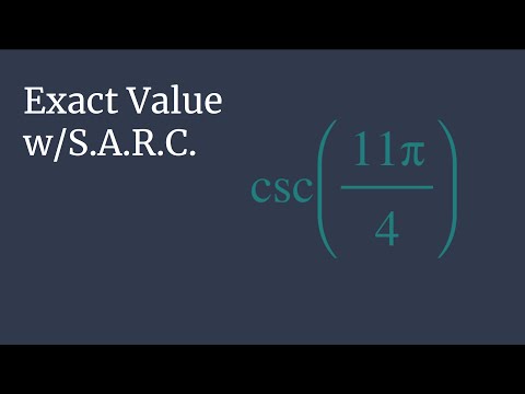 Exact Value of csc(11pi/4) - Unit Circle Survival Guide