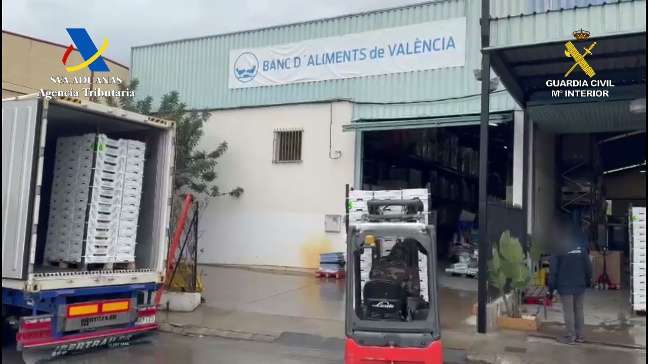 Interceptados 304 kilos de cocaína en un contenedor que llegó al puerto de Valencia