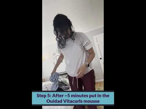 Curly Hair Routine for Thin 2b Waves/Curls