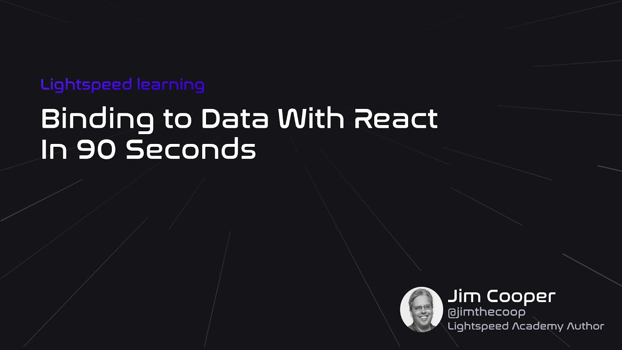 Binding to Data in React: A Beginner's Guide | React Tutorial