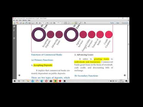 12 EC0 FUNCTIONS OF COMMERCIAL BANKS