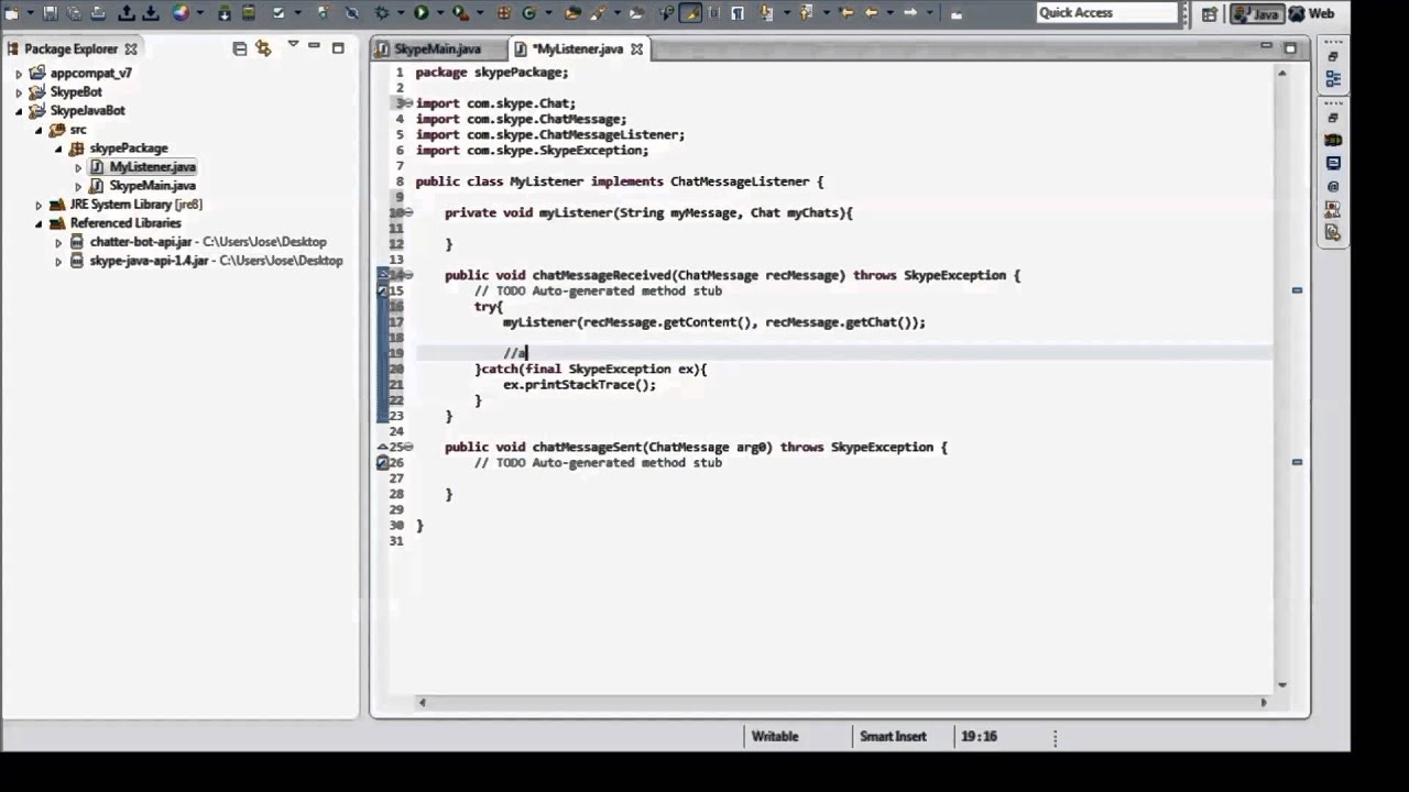 How to Make a Skype Bot in Java