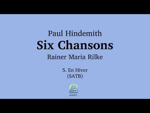 Paul Hindemith - Six Chansons de Rainer Maria Rilke, 5. En Hiver