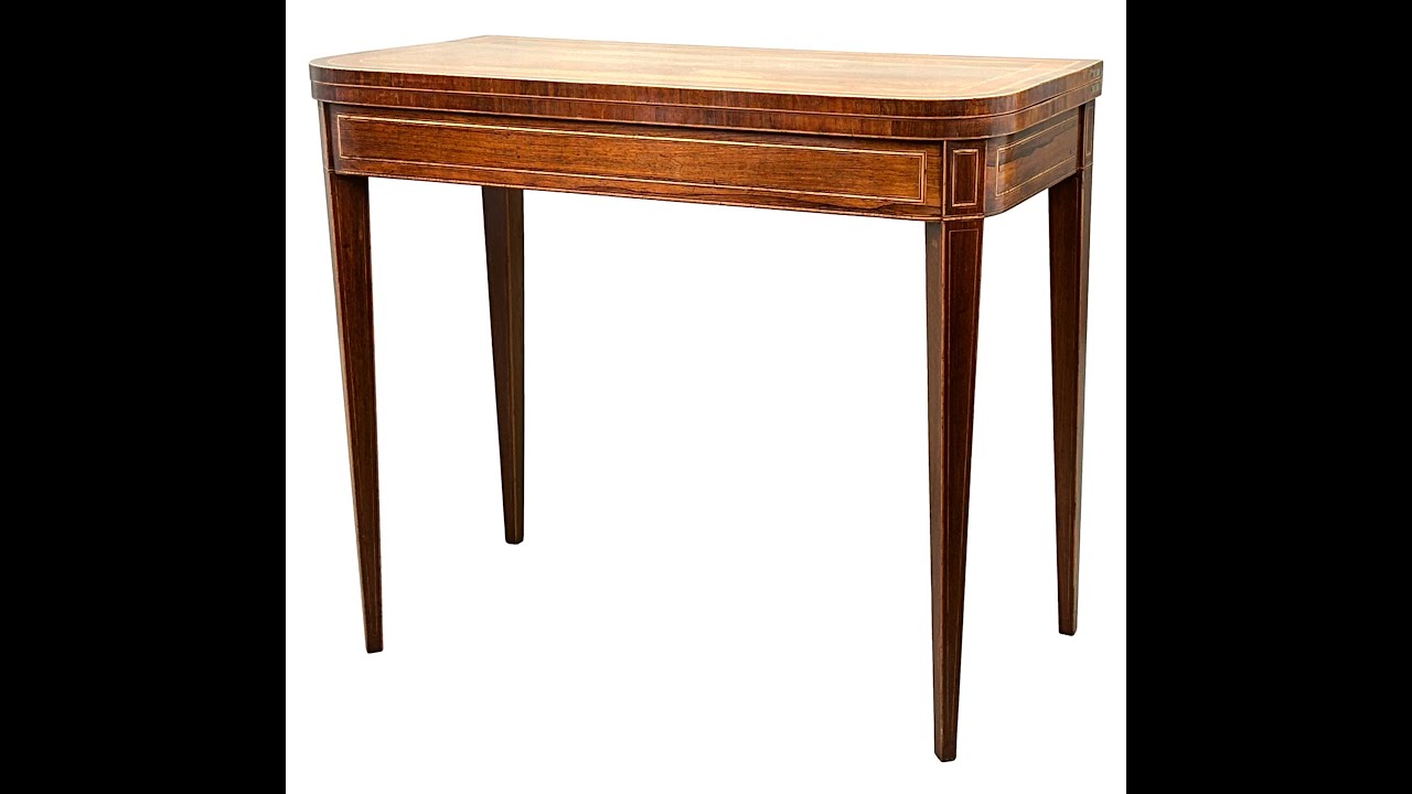 Georgian Rosewood Card Table