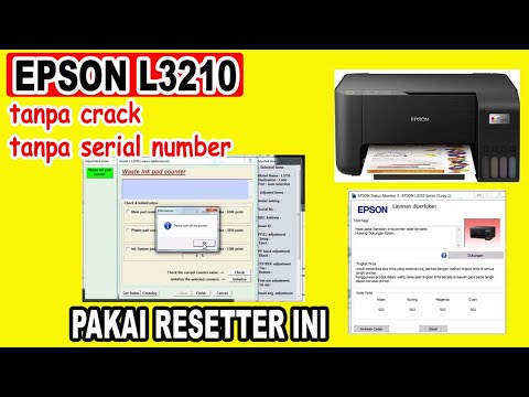 CARA RESET PRINTER EPSON L3210 + LINK DOWNLOAD RESETTER