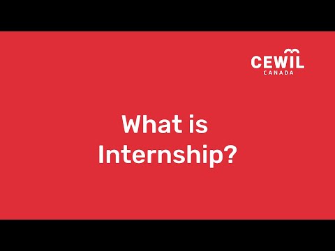 Internship - What is an Internship?