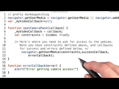 Learn Webcam access Mobile Web Development - Mind Luster