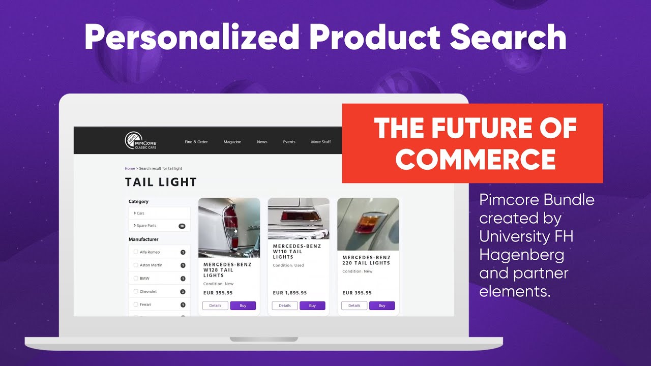 Pimcore Bundle Personalized Product Search