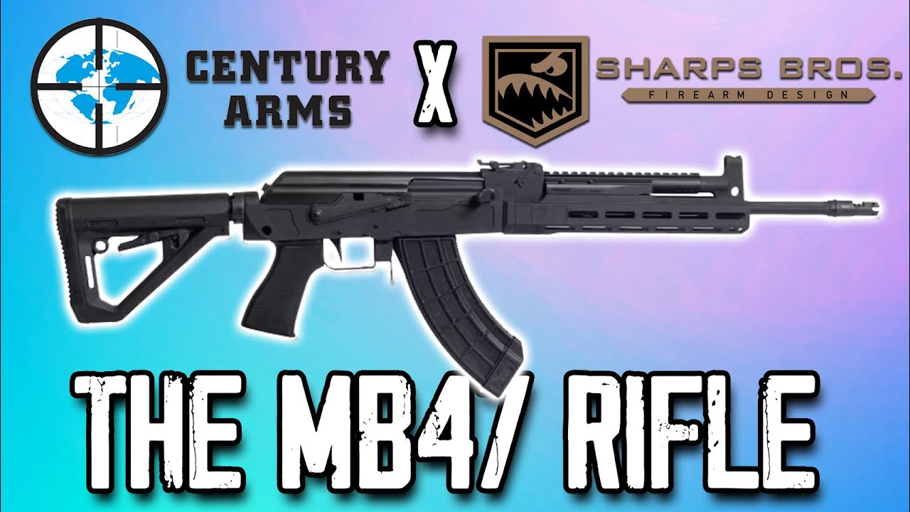 Century Arms RI4998-N Arms Sharps MB47 Rifle CAL. 1-30rd Mag Black