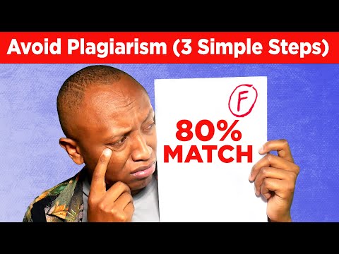 How to avoid plagiarism when writing a research paper