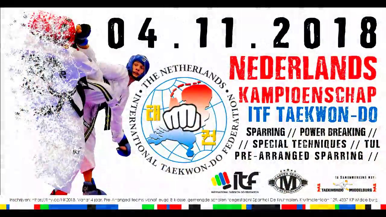 Nederlands Kampioenschap ITF Taekwon-Do 2018