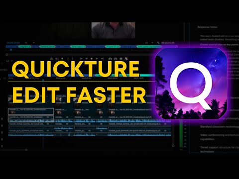 AI Video Editing with Quickture | Rough Cut in Minutes