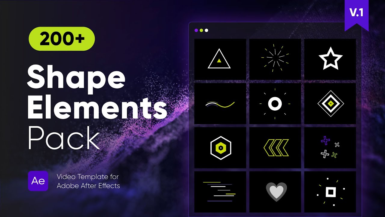 Shape Elements Pack for After Effects & Premiere Pro