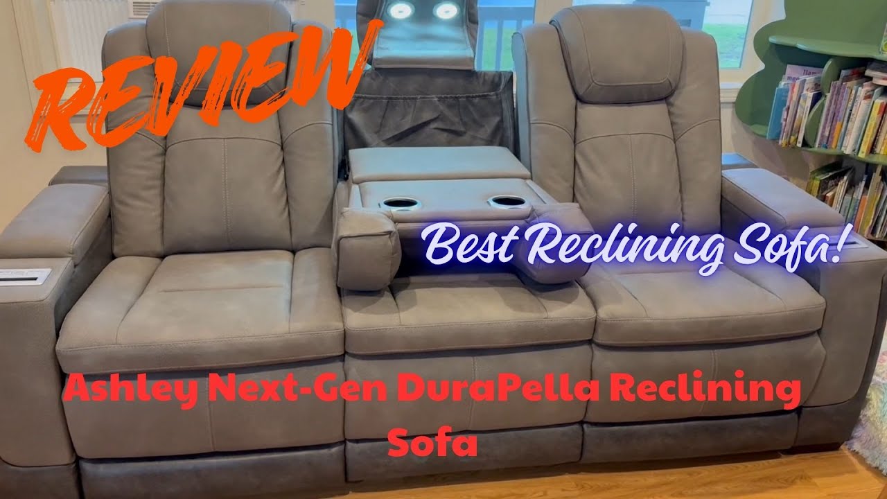Ashley Next-Gen DuraPella Reclining Sofa Review | Modern Power Comfort