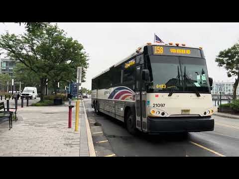 New Jersey Transit 2021 MCI D4500CT Commuter Coach 21097 on Route 158