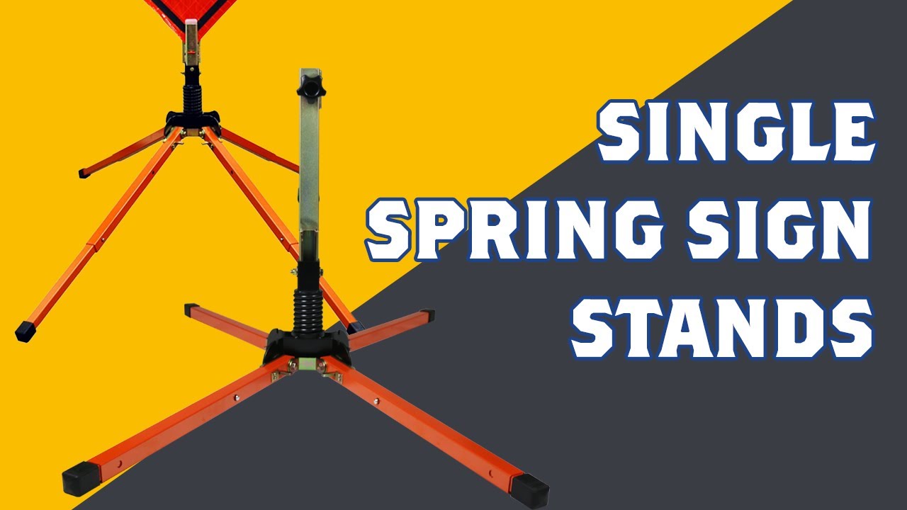 Single Spring Sign Stands