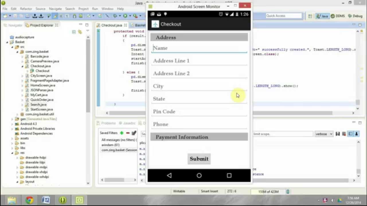 Upload data to server using RESTful API | Android App Tutorial and Example