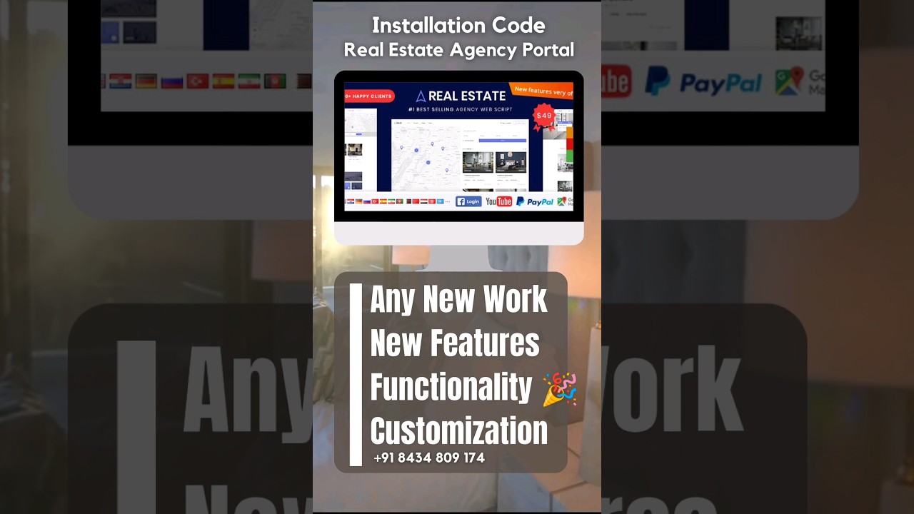 Real Estate Agency Portal installation Customization Real Estate Agency Portal Real Estate Agency 🎉🎉