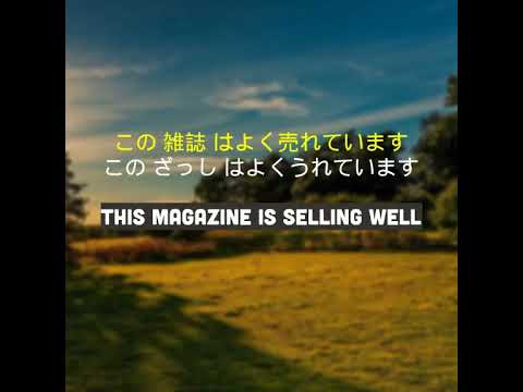 雑誌 zasshi magazine, journal