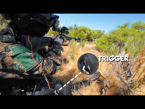 Using A TWO-PERSON Custom Sniper-Rifle | Airsoft Highlights #16