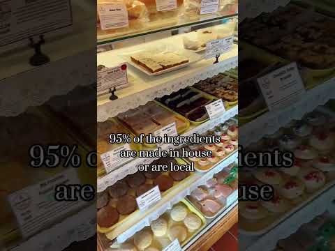 New Glarus Bakery in New Glarus, Wisconsin. #bakery #swiss #german #bread #history #cookies